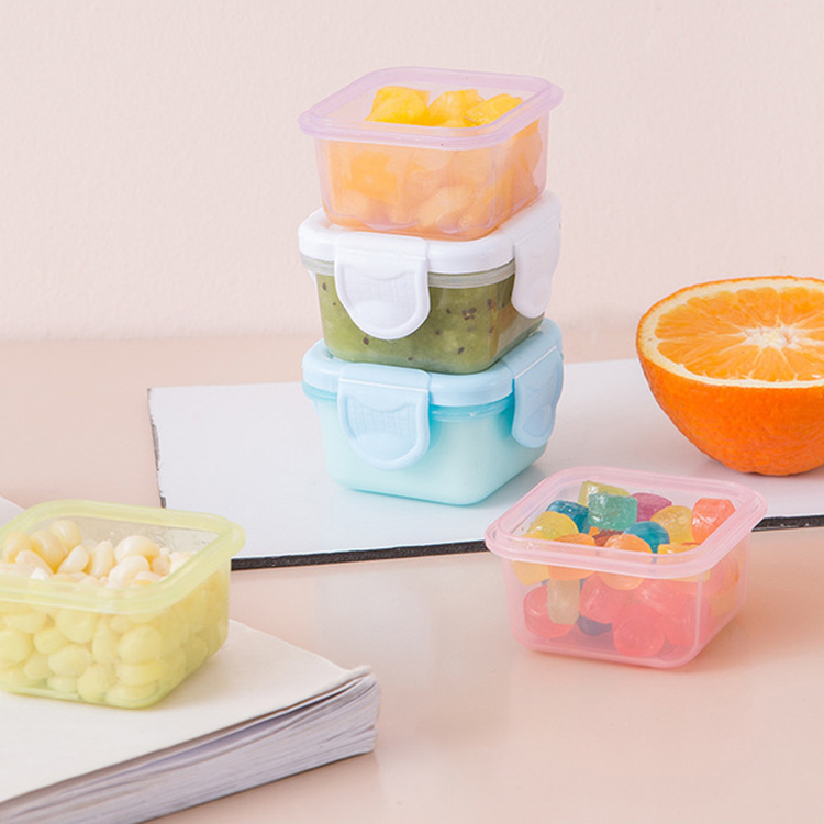 BPA Free Mini Baby Food Storage Freezer Containers with Lid - Baby ...